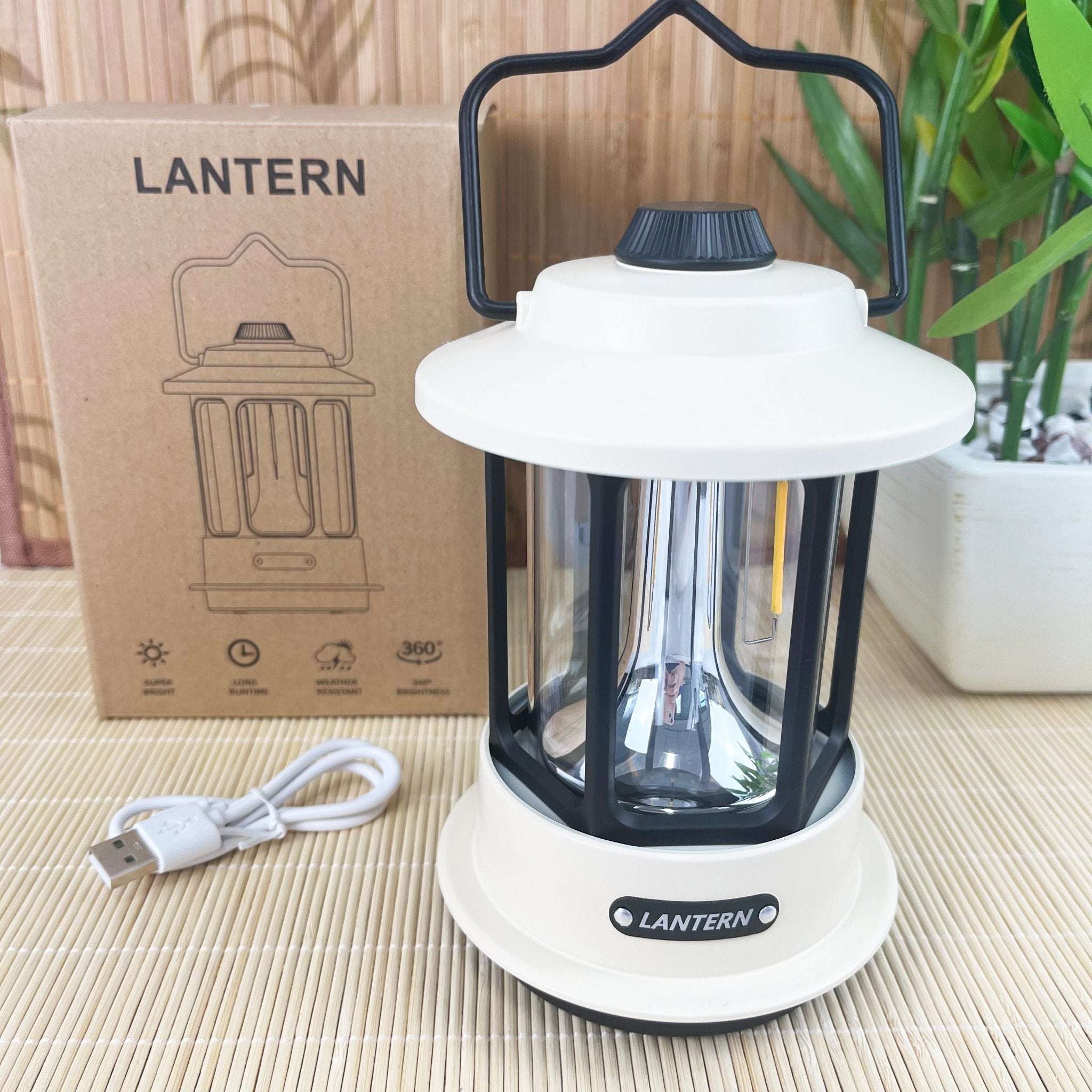 Rechargeable Portable Outdoor LED Lantern Powerbank Cherish Home
